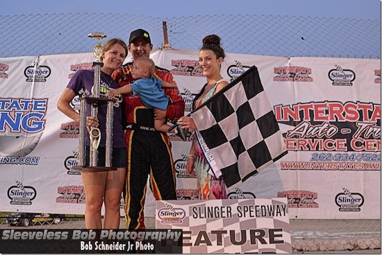 Apel Scores Victory at Slinger Speedway