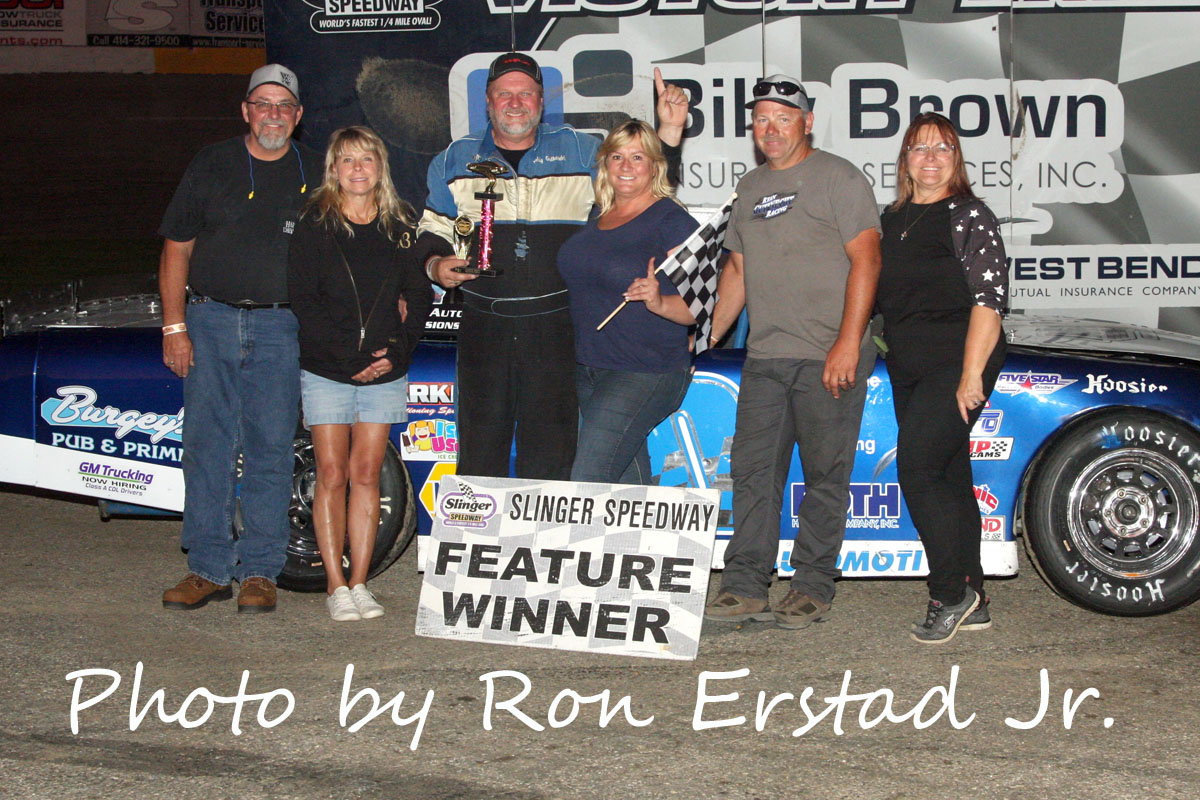 NOTTESTAD CONTINUES TO ROLL-CAPTURES 6TH FEATURE WIN AT SLINGER!