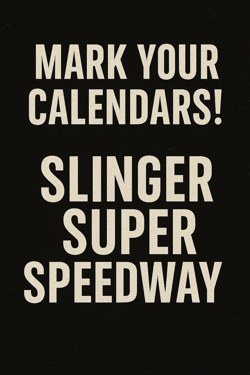 Slinger Super Speedway (Page 1)